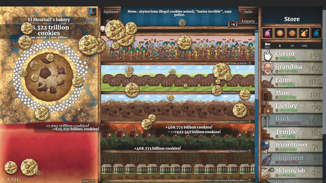 Cookie Clicker : Agir par la culture